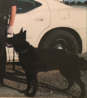 K9 Tux - Burton, Texas - Memorials to Fallen K-9's